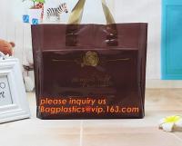 China Eco Friendly LDPE HDPE Plastic Soft Loop Handle Bag Custom Size 30x40cm for sale