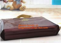 China Eco Friendly LDPE HDPE Plastic Soft Loop Handle Bag Custom Size 30x40cm for sale