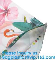 China Biodegradable Compostable Flexi Loop Handle Plastic Shopping Bag 6-200 Micron Custom Print for sale