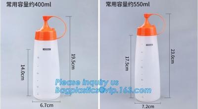 China Food grade LDPE soft squeeze chili hot tomato sauce ketchup plastic bottles,16oz Food Grade Plastic Squeeze Sauce Bottle for sale