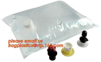 China Silver Red Wine Quad Seal Bag Glod Reusable Bag In Box For Apple Liquid And Juice,1L ~ 500L Water Bib Bag In Box & Liqui for sale