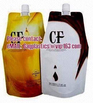 China FDA approved stand up clear liquid spout pouch/Wine bag with spout tap,Spouted breastmilk storage bags BAGEASE BAGPLASTI for sale