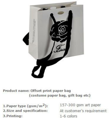 China New Wholesale Recycled Fancy Custom Paper Shopping Bag With Logo Print for sale