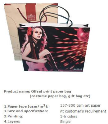 China New Wholesale Recycled Fancy Custom Paper Shopping Bag With Logo Print for sale