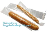 China biodegradable plastic food bread wicket bag, PACK, Accept Custom Order bread packaging CPP BOPP plastic wicket bread bag for sale