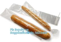 China biodegradable plastic food bread wicket bag, PACK, Accept Custom Order bread packaging CPP BOPP plastic wicket bread bag for sale