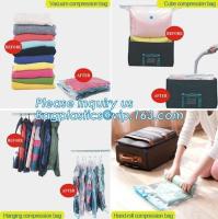 China Stackable Vacuum Sealed Storage Tote Box 80L Deflatable Cube for Bedding and Clothes for sale