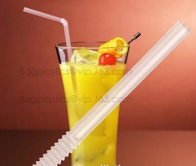 China compost plastic drinking straw for drink promotion, juice drink sraw, food grade biodegradable plastic drinking straw for sale