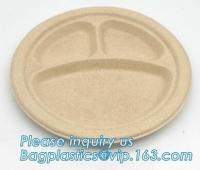 China Compostable Wheat Straw Plate 7 9 Inch Eco Friendly Disposable Dinnerware Customizable for sale