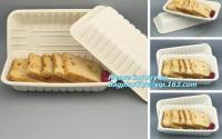 China Biodegradable Corn Starch Plates 7 9 Inch Eco Friendly Disposable Sugarcane Dinnerware Compostable for sale