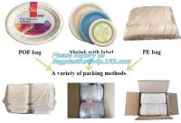 China Biodegradable Compostable Sugarcane Bagasse Plates 7 9 Inch Eco Friendly Disposable Dinnerware for sale
