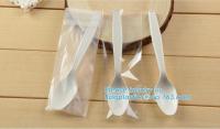 China Biodegradable CPLA Cutlery Set Spoon Fork Knife Heat Resistant to 185F Compostable Tableware for sale