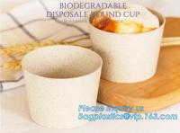 China Biodegradable PLA Compostable Cup with Lid 6oz 175ml Eco Friendly Disposable Tableware for sale