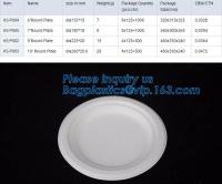 China Biodegradable Compostable Sugarcane Bagasse Plates 900ml Eco Friendly Disposable Tableware for sale