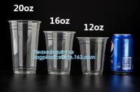China Eco Friendly Compostable cPLA Plastic Cup 6oz 175ml with Lid and Biodegradable Spoons for sale