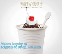 China Biodegradable Cornstarch Disposable Cups 8oz Customizable Eco Friendly Tableware for sale