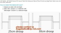 China Eco Friendly Compostable Cornstarch PLA Tablecloth 54x108 Inch Disposable Table Cover for sale