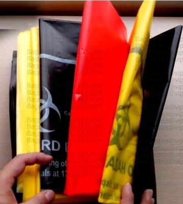 China Biohazard Bags, LDPE bags, HDPE bags, LLDPE bags, Yellow bags, Red bags, Blue bags, sacks for sale