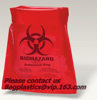 China infectious biohazard bags, Clinical supplies, biohazard,Specimen bags, autoclavable bags, sacks, Cytotoxic Waste Bags for sale