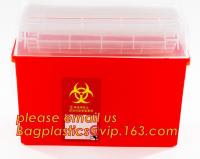 China Disposable Biohazard Sharp Container 5 Quart PP Waste Bin for Hospital Syringes for sale