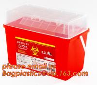 China Disposable Biohazard Sharp Container 5 Quart PP Waste Bin for Hospital Syringes for sale