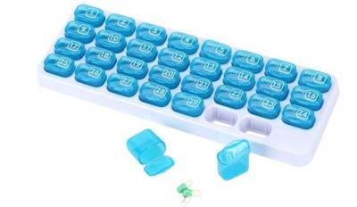 China A week multi-function Safly 7case pill container, A week multi-function cabinet shape pill container 4 times daily for sale