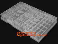 China PP Plastic Adjustable Storage Box for Electronic Components 200x150x100mm Organizer Case for sale