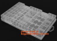 China PP Plastic Adjustable Storage Box for Electronic Components 200x150x100mm Organizer Case for sale