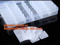 China Wholesale Plastic Lego Storage Box Multipurpose Organizer Bin Drawer Rectangular 8 Compartment for sale