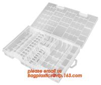 China Wholesale Plastic Lego Storage Box Multipurpose Organizer Bin Drawer Rectangular 8 Compartment for sale