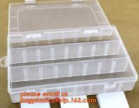 China Multifunctional Transparent Plastic Storage Box with 8 Compartments for Screws and Small Parts for sale