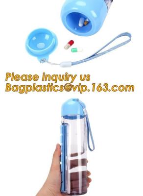 China Travel Water bottle, Pill reminder modern pill box white oem, funny pill box with timer alarm decorate, water bottle box for sale