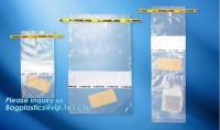 China Sterile Polyethylene Sampling Bags 120mL with Flat-Wire Closures for Sample Collection for sale