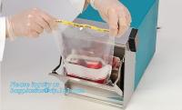 China Sterile Polyethylene Sampling Bags 120mL with Flat-Wire Closures for Sample Collection for sale