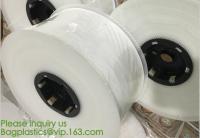 China Custom Pre-Opened Poly Bags on Roll for Automated Packaging Machines 100mm for sale