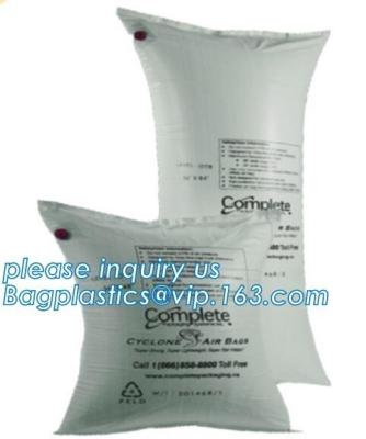 China pillow packing bag dunnage air bag for container, Kraft Paper Air Bag for Shiipping Tuck Tank Container, bagplastics, ba for sale