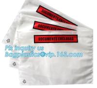 China Custom Self Adhesive Packing List Envelope Pouch 30-80 Micron Document Enclosed for sale