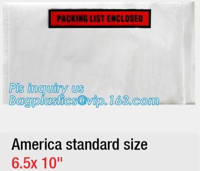 China Document enclosed packing list envelope, mini a4 metallic bubble mailer wrap packing list envelope, Sealable Packing Lis for sale
