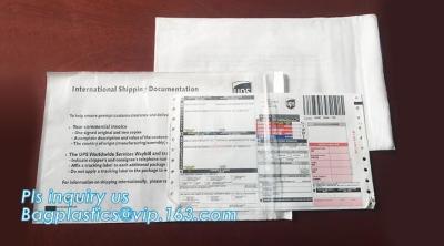 China Document enclosed packing list envelope, mini a4 metallic bubble mailer wrap packing list envelope, Sealable Packing Lis for sale