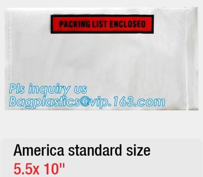 China Waterproof packing list envelopes with self adhesive A3 A4 B4 B5 A7 C5 C7size, packing list enclosed envelope a5, bageas for sale