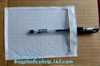 China TNT DHL shipping packing list document envelopes, packing list padded envelope, tamper proof express use plastic packing for sale