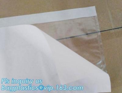 China TNT DHL shipping packing list document envelopes, packing list padded envelope, tamper proof express use plastic packing for sale