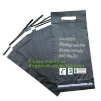 China Cornstarch Biodegradable Compostable Courier Mailing Bag 30 Micron Custom Logo for sale