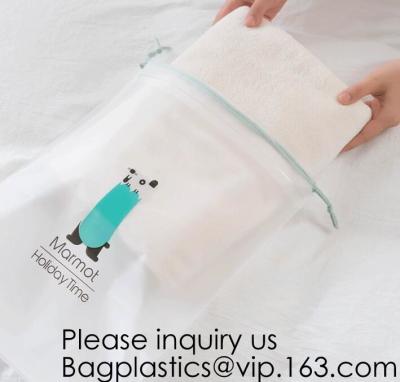 China Double waterproof Drawstring Poly Plastic Bags Reusable red pe small drawstring bags Eco-Friendly Waterproof Cartoon Ani for sale
