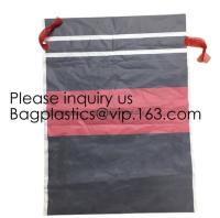 China Customizable PE Plastic Drawstring Bags 0.16mm Thickness for Gift Packaging and Storage for sale