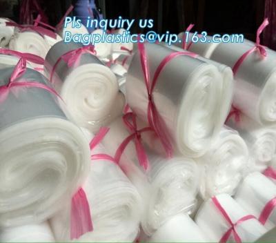 China LDPE Plastic Flat Poly Bag with Suffocation Warning, 1 Mil Clear Flat Poly Bags, LDPE Lay Flat Poly Bags Flat Drum Liner for sale