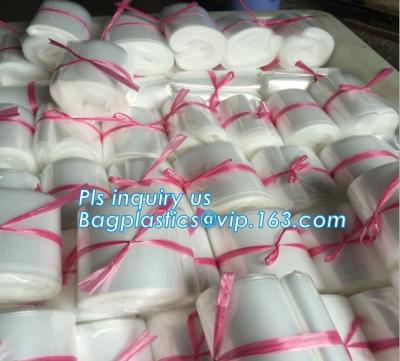 China LDPE Plastic Flat Poly Bag with Suffocation Warning, 1 Mil Clear Flat Poly Bags, LDPE Lay Flat Poly Bags Flat Drum Liner for sale