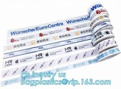 China Custom Logo Printed clear packing tape adhesive for bopp tape,Adhesive Bopp Packing Tape,48mm super clear packing BOPP p for sale
