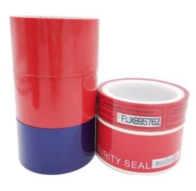 China Printed Tamper Evident Adhesive Void Security Tape,China supplier pet void tape double sided clear polyester pet tape for sale