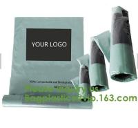 China 100% Biodegradable Compostable Trash Bags 13 Gallon 0.05mm Thick T-Shirt Shopping Bags for sale